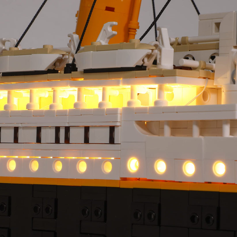 Light Kit for LEGO 10294 Titanic | Realistic LED Lighting Display ...