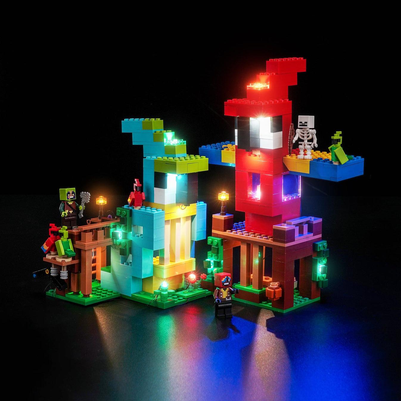 Light Kit for LEGO Minecraft The Parrot Houses 21282 – Bricklume